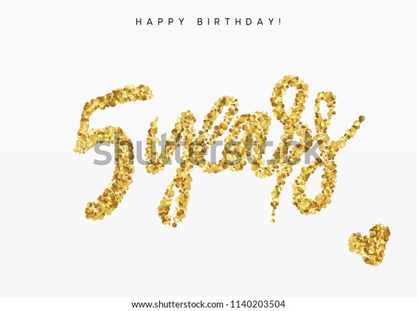 Five Years Number 5 Lettering Sign Stock Vector (Royalty Free ...