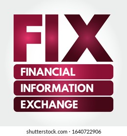 Fix Financial Information Exchange Electronic Communications Stock ...