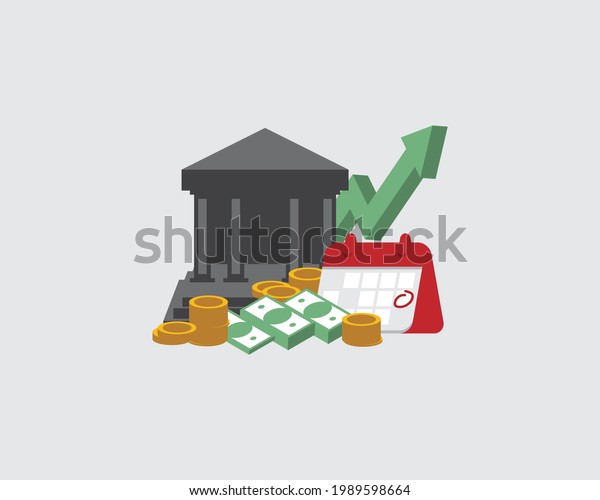 Fixed Deposit Account Which Provides Investors Stock Vector (Royalty ...