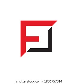 Fl Letter Logo Design Template Vector Stock Vector (Royalty Free ...