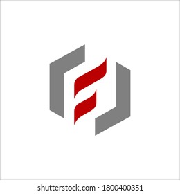Fl Logo Design Vector Sign Stock Vector (Royalty Free) 1800400351 ...