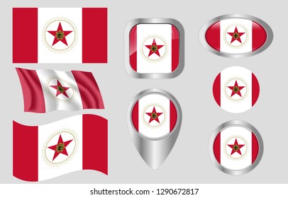 Flag Birmingham Alabama Stock Vector (Royalty Free) 1290672817 ...