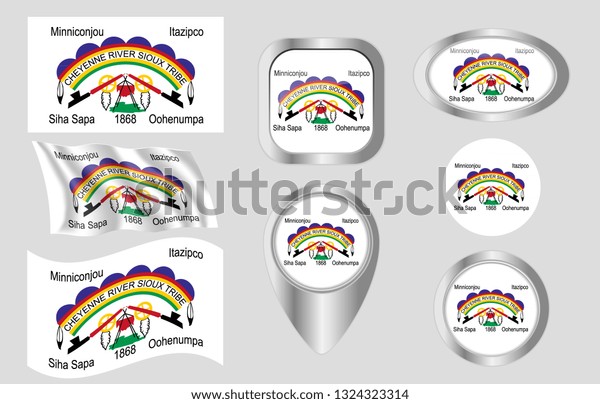 1 Cheyenne River Sioux Tribe Stock Vectors, Images & Vector Art ...