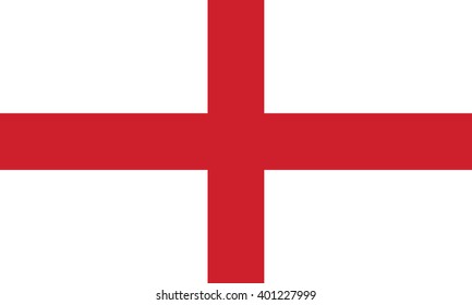 Original Simple Republic England Flag Isolated Stock Vector (Royalty ...