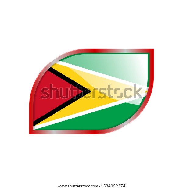 Flag Illustration Within Modern Rectangle Country Stock Vector (Royalty ...