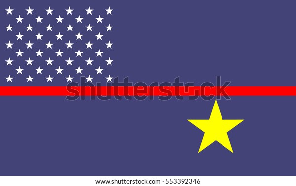 Flag Jarvis Island Vector Illustration South 스톡 벡터(로열티 프리) 553392346