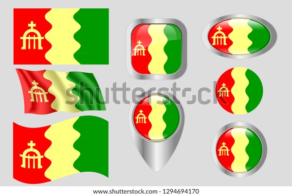 Flag Loiza Puerto Rico Stock Vector (Royalty Free) 1294694170 ...