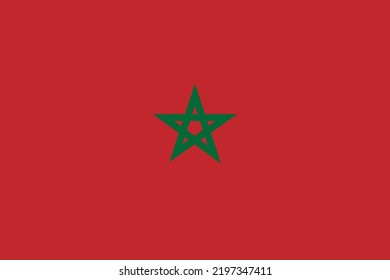 23.549 Red flag with green star country Bilder, Stockfotos und ...