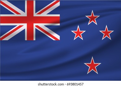Flag New Zea Land Stock Vector (Royalty Free) 693801457 | Shutterstock
