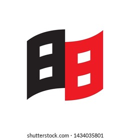 Curved Number 88 Logo Design Vector: vector de stock (libre de regalías ...