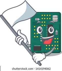 Flag Pcb Circuit Board Cartoon Stock Vector (Royalty Free) 1414194062 ...