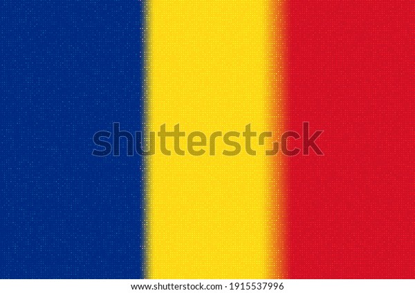 Flag Romania Texture Stock Vector Background Stock Vector (Royalty Free ...