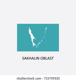 Flag Sakhalin Oblast Vector Illustration Stock Vector (Royalty Free ...