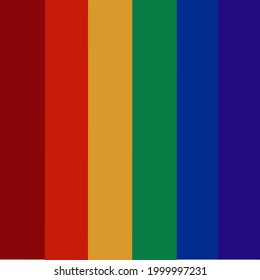 Flag Symbol Diversity Color Representing Gender Stock Vector (Royalty ...