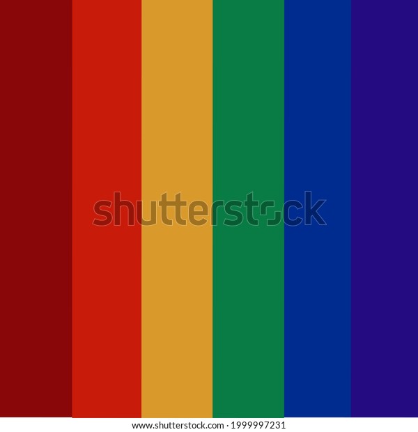 Flag Symbol Diversity Color Representing Gender Stock Vector (Royalty ...