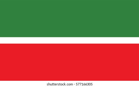 Flag Tatarstan Republic Russia Stock Vector (Royalty Free) 577166305 ...