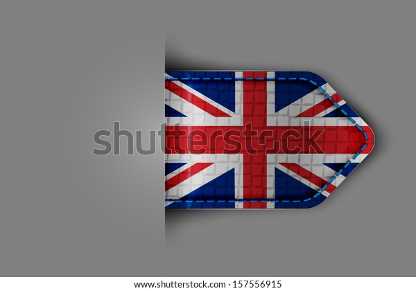 Flag United Kingdom Great Britain Form Stock Vector (Royalty Free ...