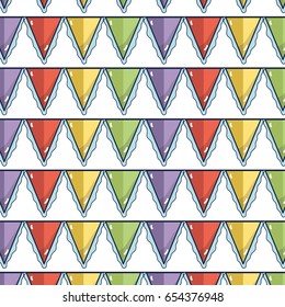 Flags Party Decoration Design Tradition Background Stock Vector ...