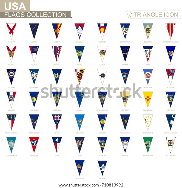Stock vektor „Flags Usa States All State Flags“ (bez autorských ...