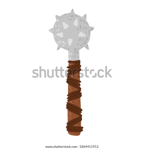 Flail Isolated On White Background Cartoon Stock Vector (Royalty Free ...