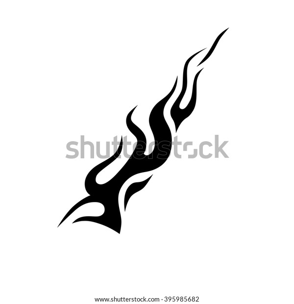 Flame Vector Tribal Tribal Flames Vector: เวกเตอร์สต็อก (ปลอดค่า ...