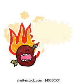 Cartoon Flaming Emoticon Face Stock Illustration 148630412 | Shutterstock