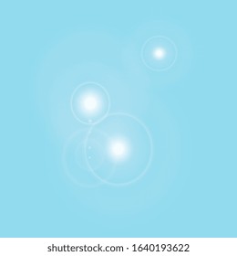Flare Motive Pattern Blue Background Stock Vector (Royalty Free ...