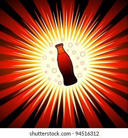 Flash Drink Bottle Stock Vector (Royalty Free) 94516312 | Shutterstock
