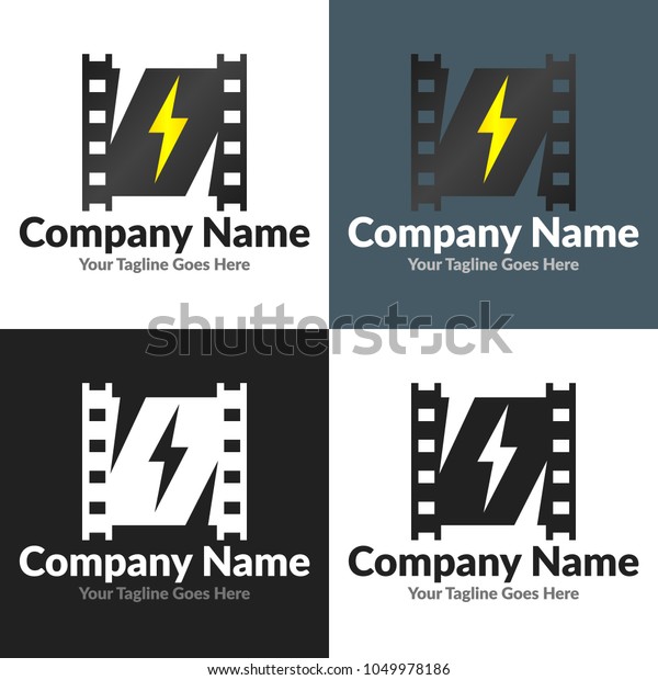 Flash Film Logo Stock Vector (Royalty Free) 1049978186 | Shutterstock
