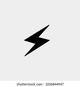 Flash Icon Electricity Icon Energy Icon Stock Vector (Royalty Free ...