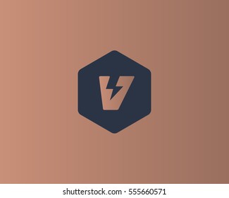 1,437 V electrical logo Images, Stock Photos & Vectors | Shutterstock