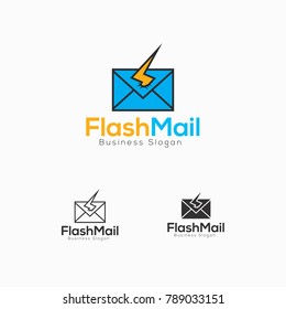 Flash Mail Modern Stylish Mail Logo Stock Vector (Royalty Free ...