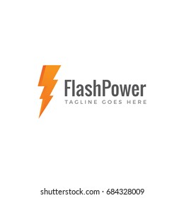 Flash Power 3d Logo Icon Vector Stock Vector (Royalty Free) 684328015 ...