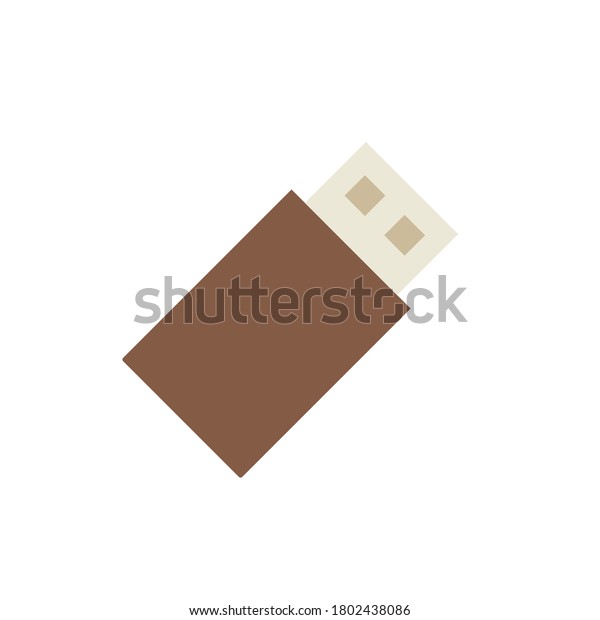 Flashcard Technology Icon Simple Color Vector Stock Vector (Royalty ...
