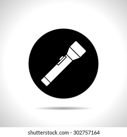 Flashlight Icon Stock Vector (Royalty Free) 302757164 | Shutterstock