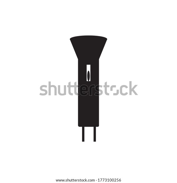 Flashlight Logo Vector Design Templat Stock Vector (Royalty Free ...