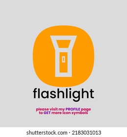 Flashlight Symbol App Icon Logo Tech Stock Vector (Royalty Free ...