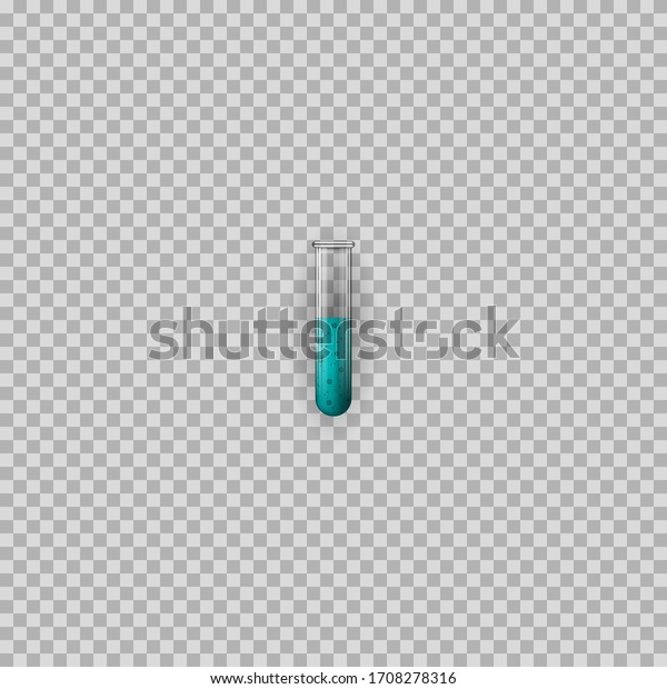 Flask Blue Liquid Chemistry Science Medicine Stock Vector (Royalty Free ...