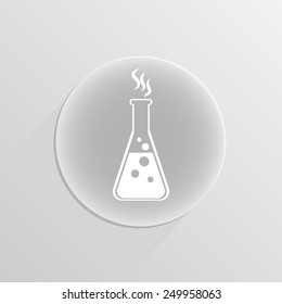 Flask Chemical Reagent Icon On White 스톡 일러스트 279160583 | Shutterstock