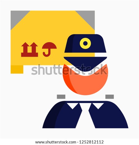 Flat Customs Inspections Pixel Perfect Vector Stock Vector (Royalty ...