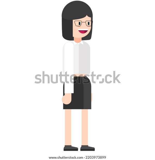 Flat Design Human Vector Graphic Illustration Stock Vector (Royalty ...