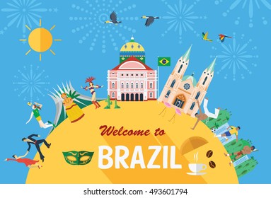 7,931 Brazil landmark Stock Illustrations, Images & Vectors | Shutterstock
