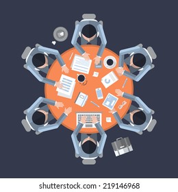 2,854 Overhead people vector Images, Stock Photos & Vectors | Shutterstock