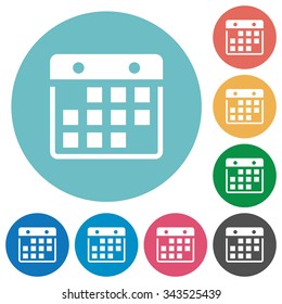 Round calendar icon Images, Stock Photos & Vectors | Shutterstock