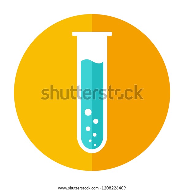 Flat Illustration Potion Test Tube Vector Stock Vector (Royalty Free ...