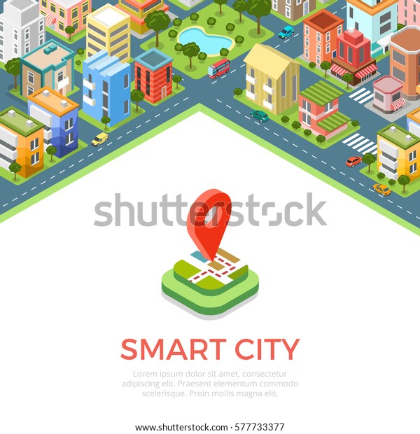 3,053 Smart Location Isometric Images, Stock Photos & Vectors ...