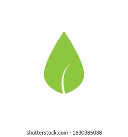 Flat Leaves Icons Logo Vector Illustration Stock Vector (Royalty Free ...