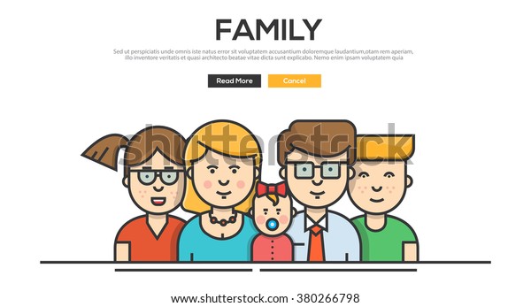 Flat Line Design Graphic Image Concept Stock Vector (Royalty Free ...