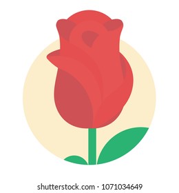 Flat Logo Rose Stock Vector (Royalty Free) 1071034649 | Shutterstock