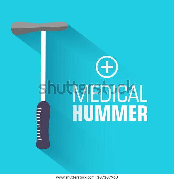 Flat Medical Hummer Background Vector Illustration Stock Vector ...